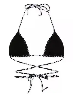 Vetements Logo-print Triangle Bikini Top