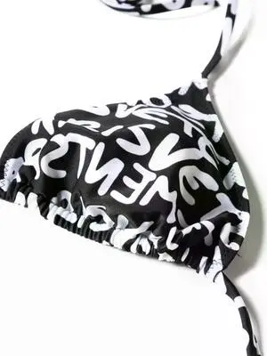Vetements Logo-print Triangle Bikini Top