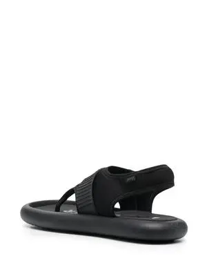 Camper X Ottolinger Buckle-fastening Recycled Sandals - Black