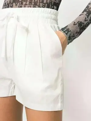 THOM KROM Drawstring Waistband Shorts
