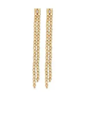 OFFICINA BERNARDI 18kt Yellow Moon Diamond Drop Earrings - Gold