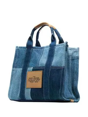 Marc Jacobs Medium Denim Patchwork Tote Bag - Blue