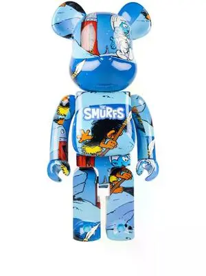 MEDICOM TOY X The Smurfs The Astrosmurf Be@rbrick 1000% Figure - Blue