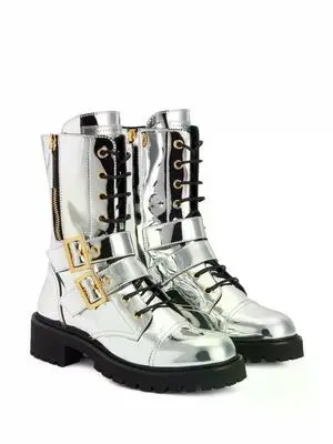 GIUSEPPE ZANOTTI Tifa Metallic Calf-length Boots