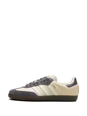 Adidas Samba Og Crystal Sand/charcoal Sneakers - Neutrals