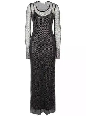 Sportmax Crystal Embellished Maxi Dress