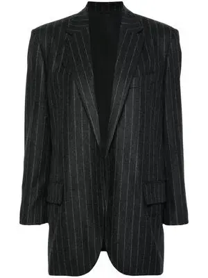 Brunello Cucinelli Pinstriped Wool Blazer