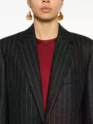 Brunello Cucinelli Pinstriped Wool Blazer