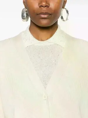 Fabiana Filippi Ribbed V-neck Cardigan