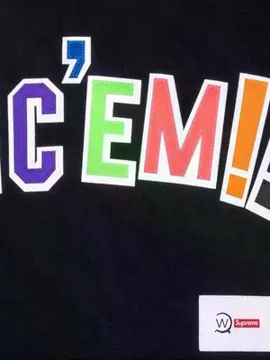 Supreme X Wtaps Sic'em! Hoodie - Black