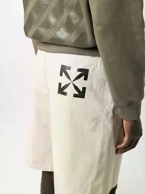 Off-White Arrows-print Bermuda Shorts