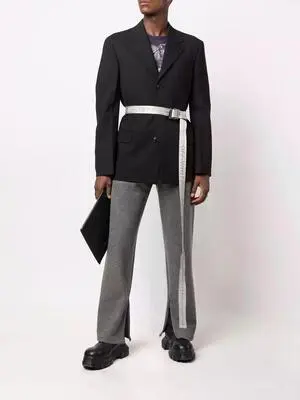 Off-White Industrial-belt Single-breasted Blazer