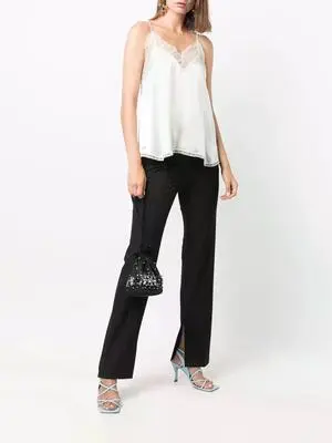 IRO PARIS Berwyn Lace-trimmed Silk Camisole