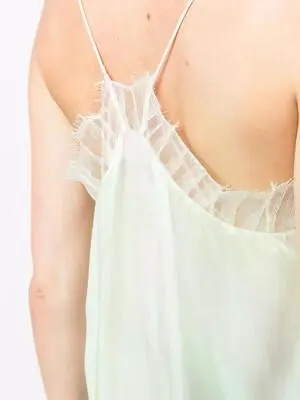IRO PARIS Berwyn Lace-trimmed Silk Camisole