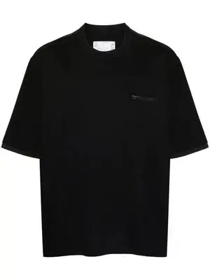 Sacai Panelled-design T-shirt