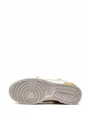 Nike X Off White Dunk Low Lot 34 Sneakers - Neutrals