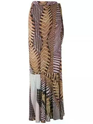 AMIR SLAMA Caminhos Wrap Skirt