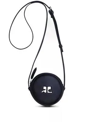 COURREGES Reedition Circle Leather Bag - Blue