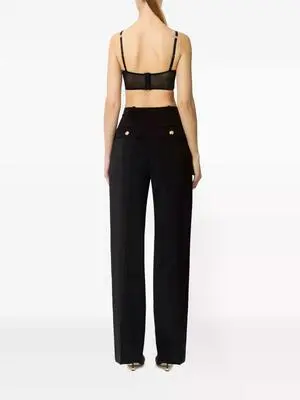Elisabetta Franchi Stretch Tulle Bra Top
