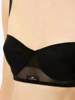 Elisabetta Franchi Stretch Tulle Bra Top