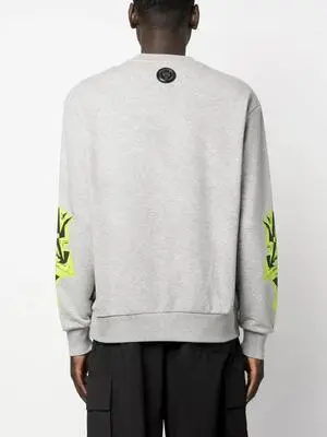 PLEIN SPORT Thunder Tiger Cotton-blend Sweatshirt