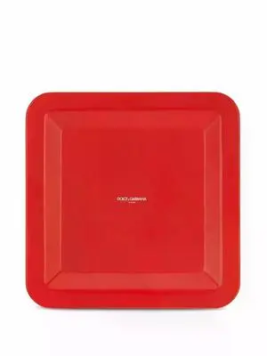 Dolce & Gabbana Medium Carretto-print Wood Tray