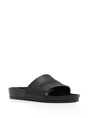 BIRKENSTOCK Barbados Logo-embossed Sliders