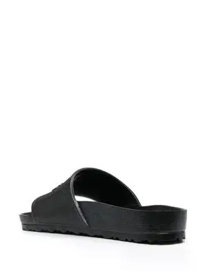 BIRKENSTOCK Barbados Logo-embossed Sliders