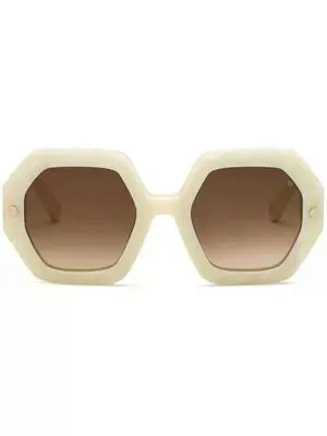 Philipp Plein Butterfly Plein First Lady Sunglasses - Neutrals