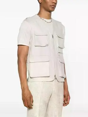 Eleventy Linen Vest
