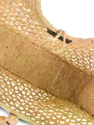 Jacquemus Small Spiaggia Raffia Bag - Neutrals
