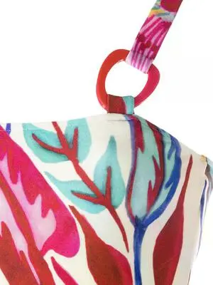 PatBO Flora Square-neck Swimsuit