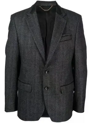 BILLIONAIRE Checked Single-breasted Blazer