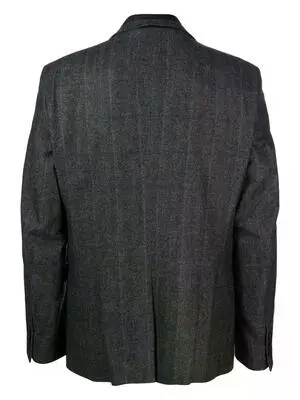 BILLIONAIRE Checked Single-breasted Blazer