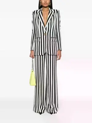 Moschino Striped Satin Blazer