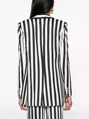 Moschino Striped Satin Blazer