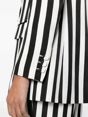 Moschino Striped Satin Blazer