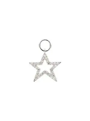 ROXANNE FIRST 14kt White Gold Star Charm - Silver
