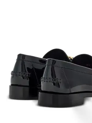 FERRAGAMO Gancini-buckle Leather Loafers