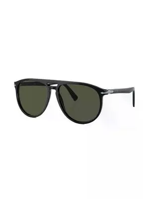 Persol Round-frame Straight-arm Sunglasses