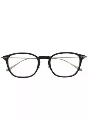 Oliver Spencer Square Frame Glasses - Black