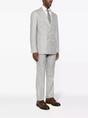 Brunello Cucinelli Double-breasted Flannel Suit