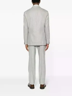Brunello Cucinelli Double-breasted Flannel Suit