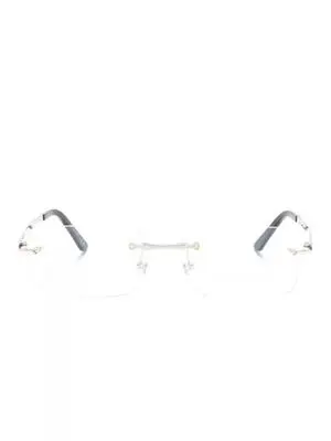 Cartier Santos De Eyeglasses - Silver