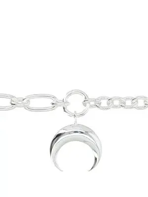 MARINE SERRE Tone Moon Pendant Necklace