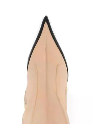 MUGLER 95mm Leather Boned Boots