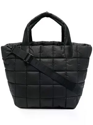 VEECOLLECTIVE Quilted Tote Bag With Removable Pouch