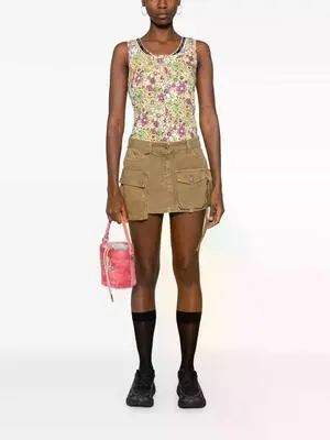 Martine Rose Layered Floral-print Tank Top