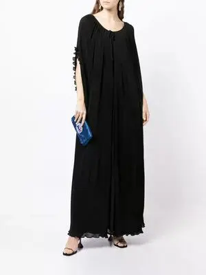 BARUNI Sleeveless Dress-cape Set