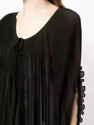 BARUNI Sleeveless Dress-cape Set